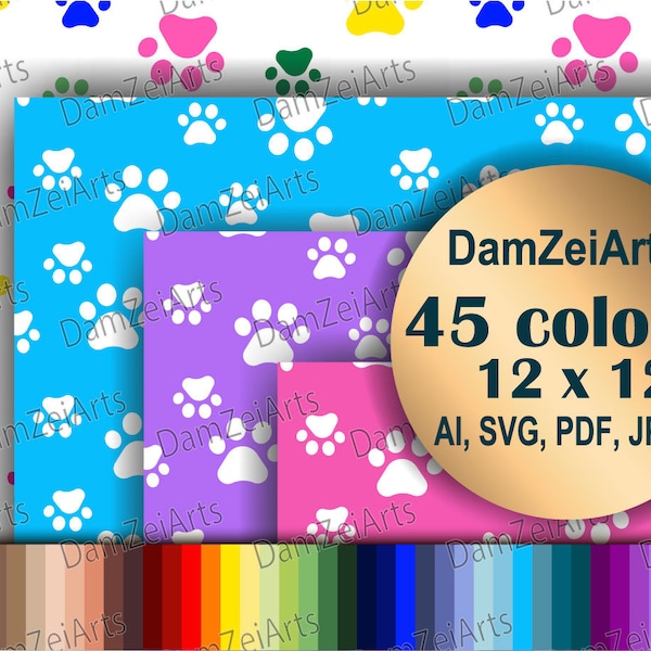 Scrapbook Paper Cat - Etsy