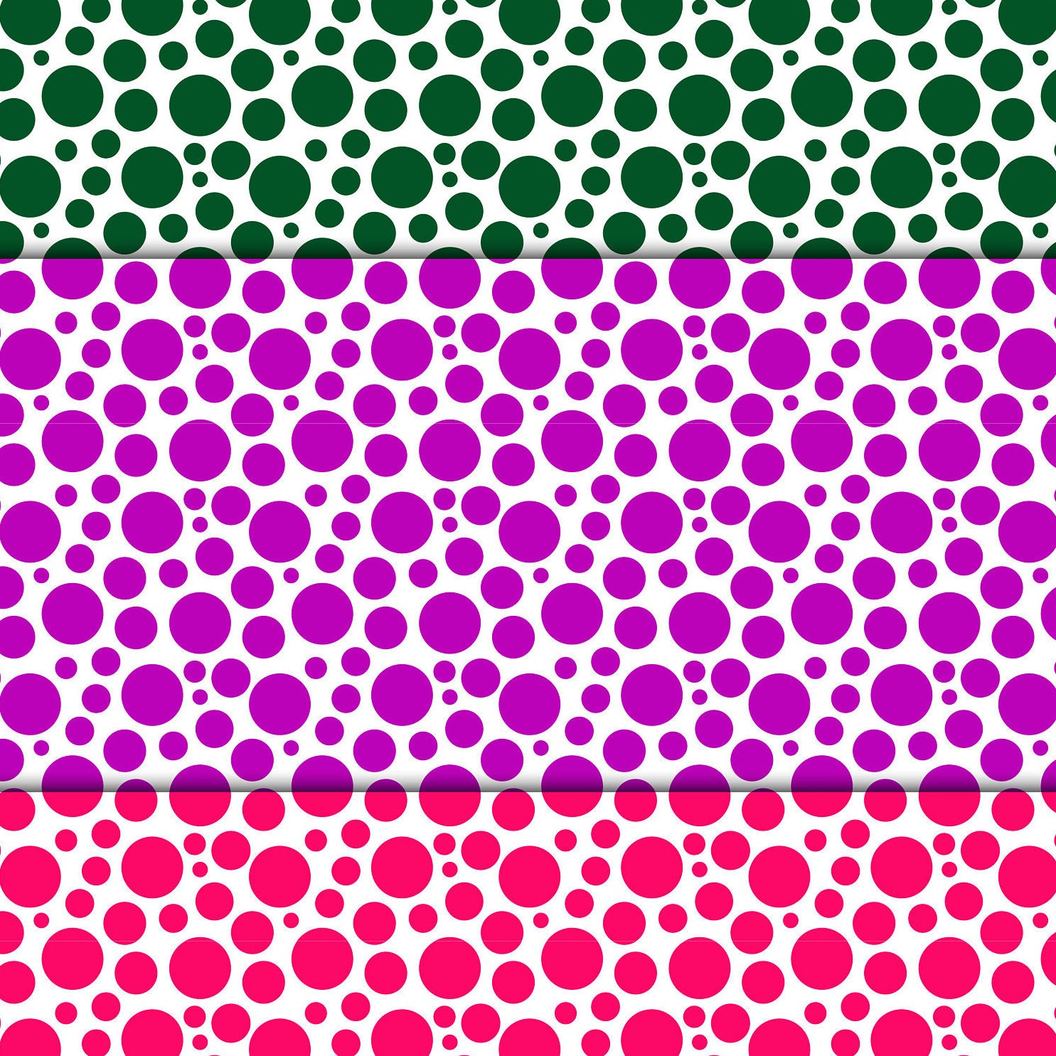 Rainbow Polka Dot White Printable Digital Papers 300DPI | Etsy