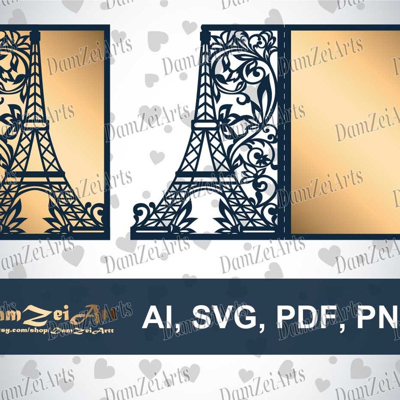 Eiffel Tower Invitation - Etsy