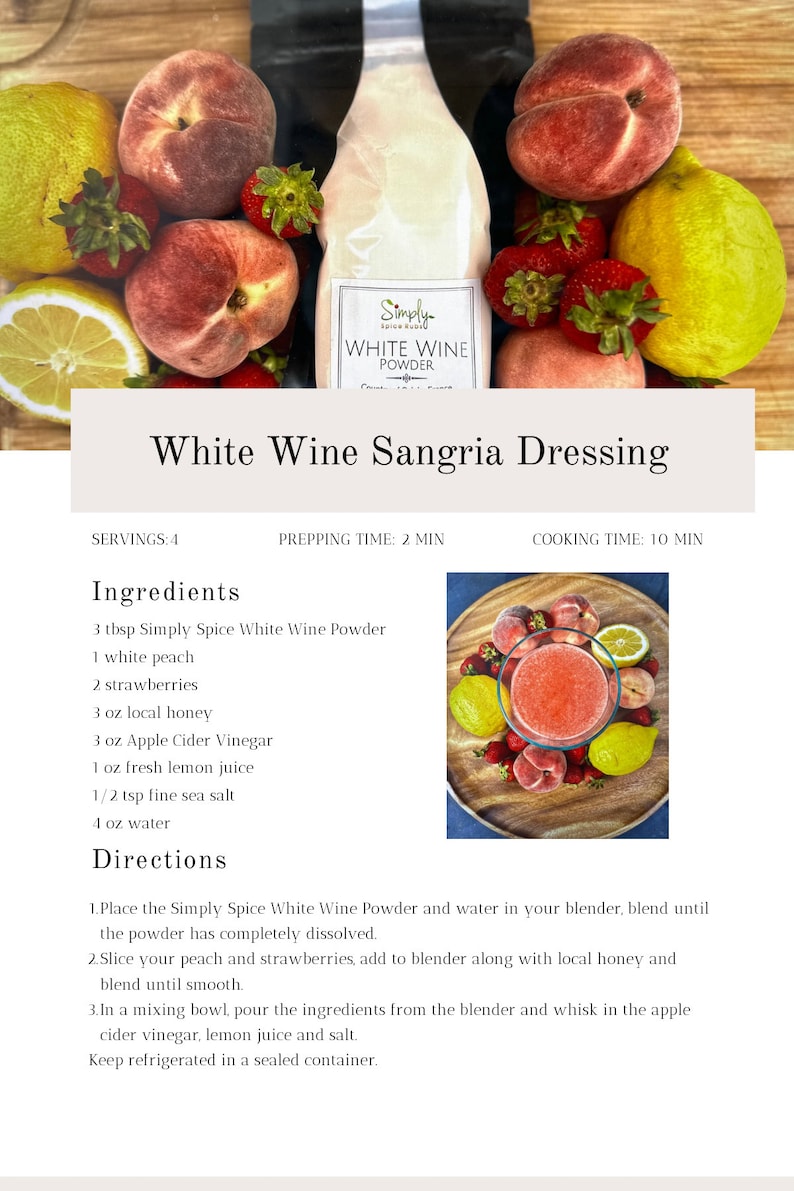 White Wine Powder (france) - Etsy