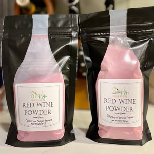 Red Wine Powder, France - Etsy
