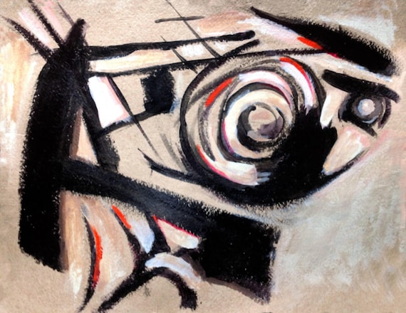 Study of Jackson Pollock's convergence 1952 - Etsy