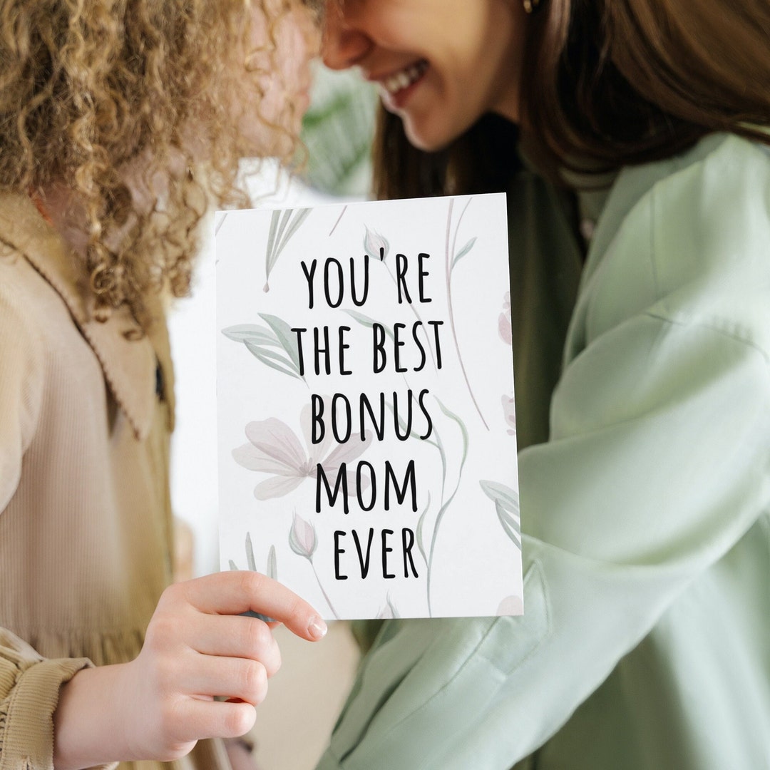 Step Mom & Mothers Day Cards, Digital Download - Etsy