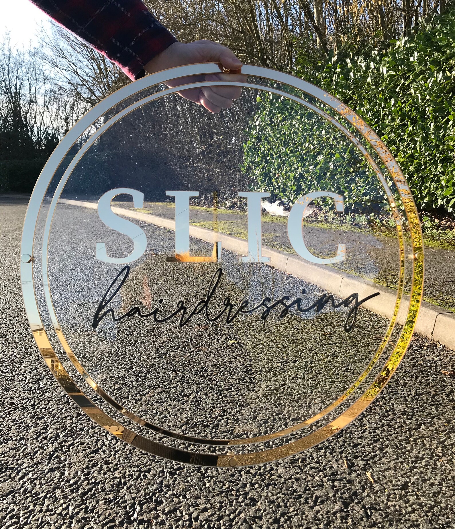 Personalised 3D Roundacrylic Perspex Wall Sign Business Sign - Etsy UK