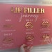 Lip Filler Injections Journey Acrylic A3 Wall Sign Beauty - Etsy UK