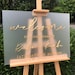 Personalised Acrylic Welcome Wedding Sign Event Sign Party Sign Frosted ...