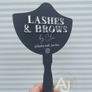 Lash & Brow Artist Social Media Face Prop | Personalised | Aesthetics ...