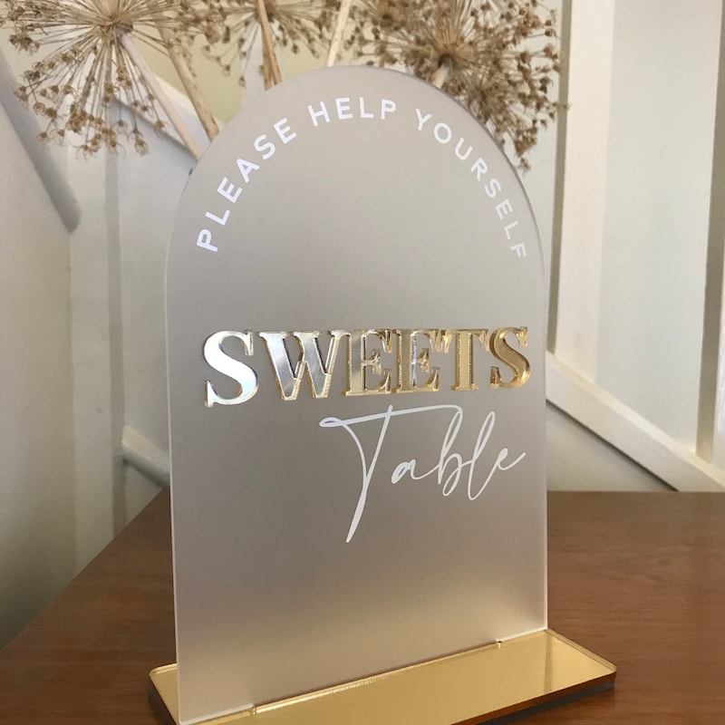 Sweets Table Sign - Etsy