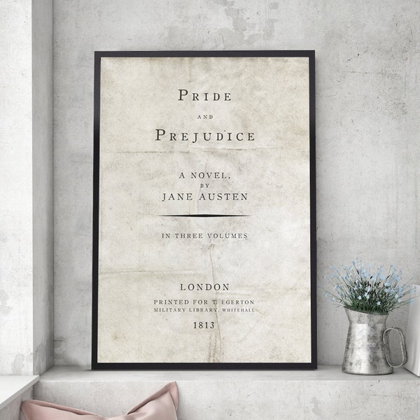 Pride and Prejudice Print - Etsy