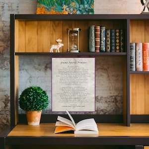 Great Spirit Prayer Print, Chief Yellow Lark, Wall Art, Book Page Print ...