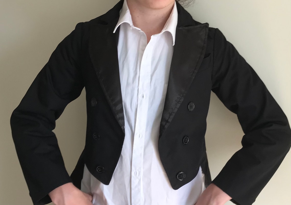 Tailcoat Victorian/edwardian Style Butler Outfit, Jacket Size 4-16 ...