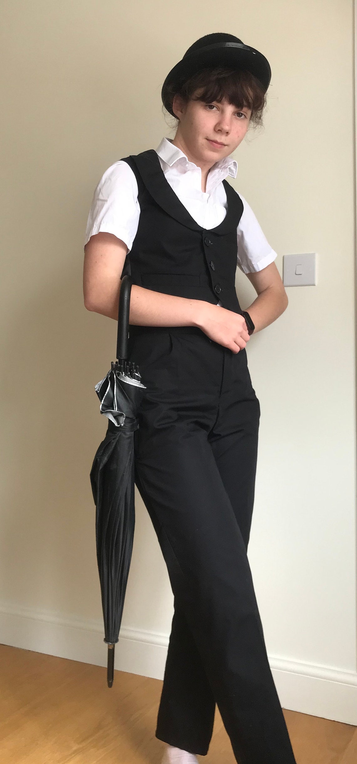 Edwardian Style Butler Waistcoat Vest, Black Size 4-30 - Etsy