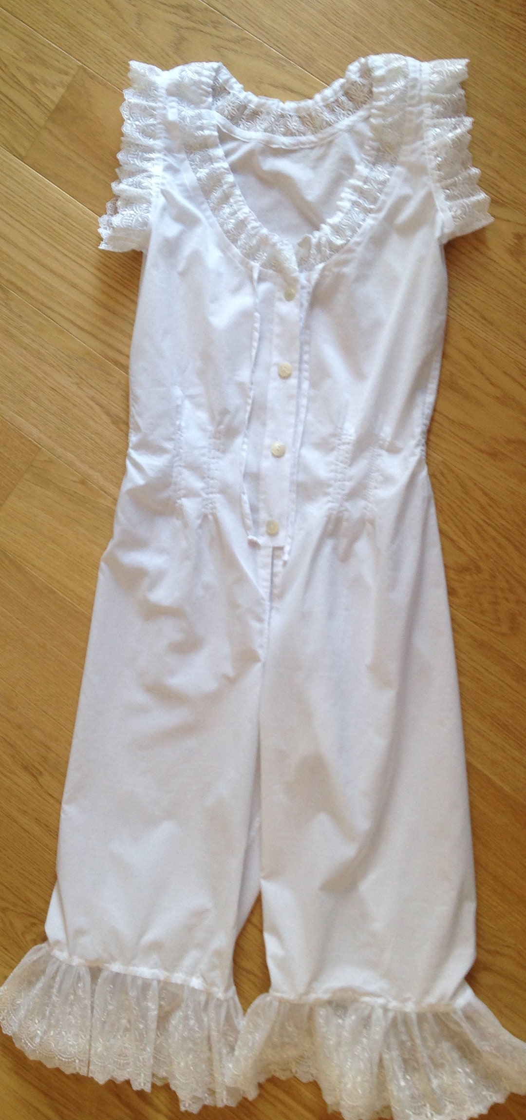 Victorian Style (1880-1900ss) Combinations Undergarment Open-leg ...