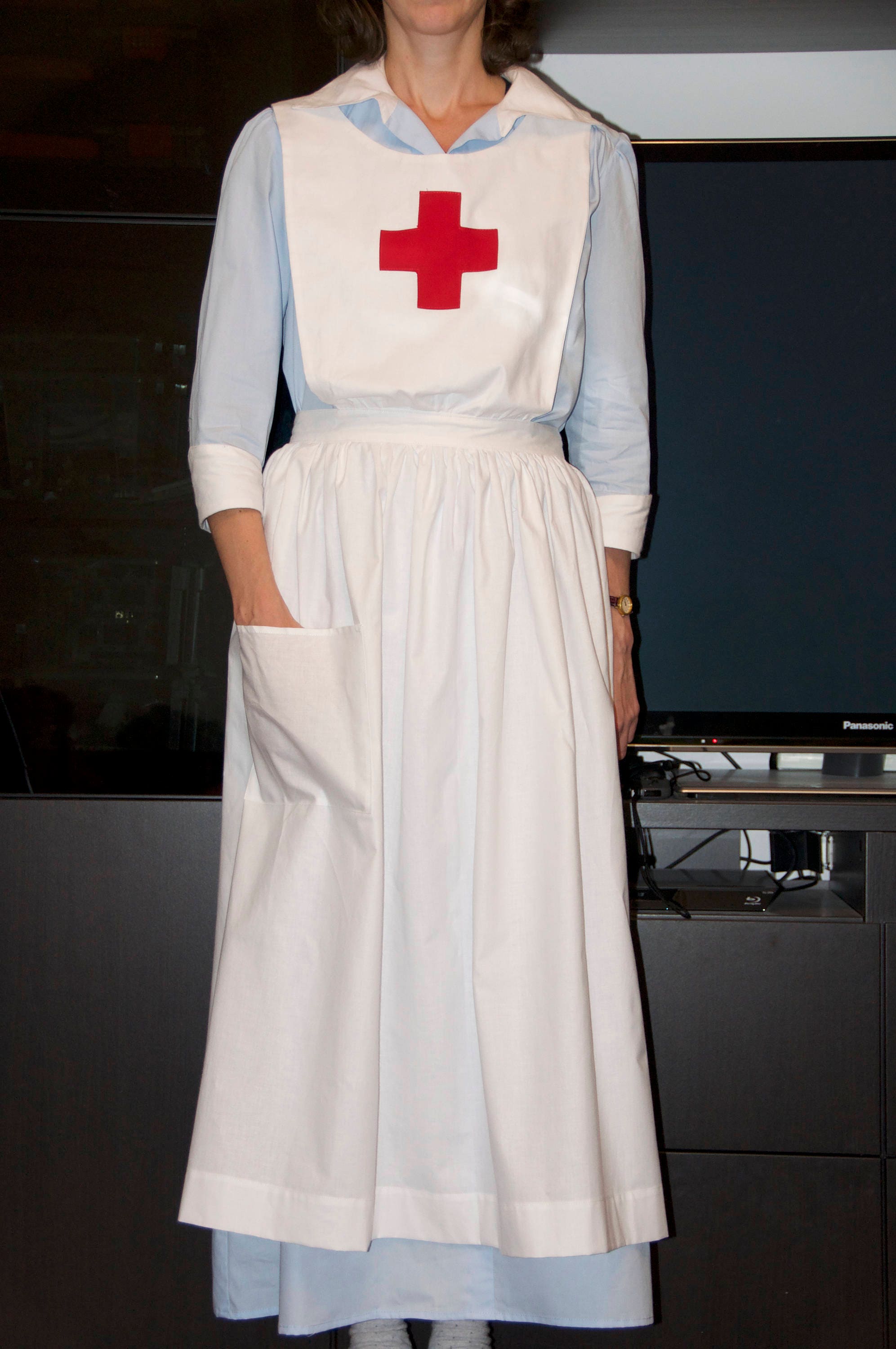 American US WW1 WWI Nurse Uniform Style Full Apron Historical - Etsy