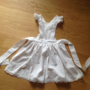 Victorian/edwardian/wwi Style Maid/waitress Full Apron With Lace and ...
