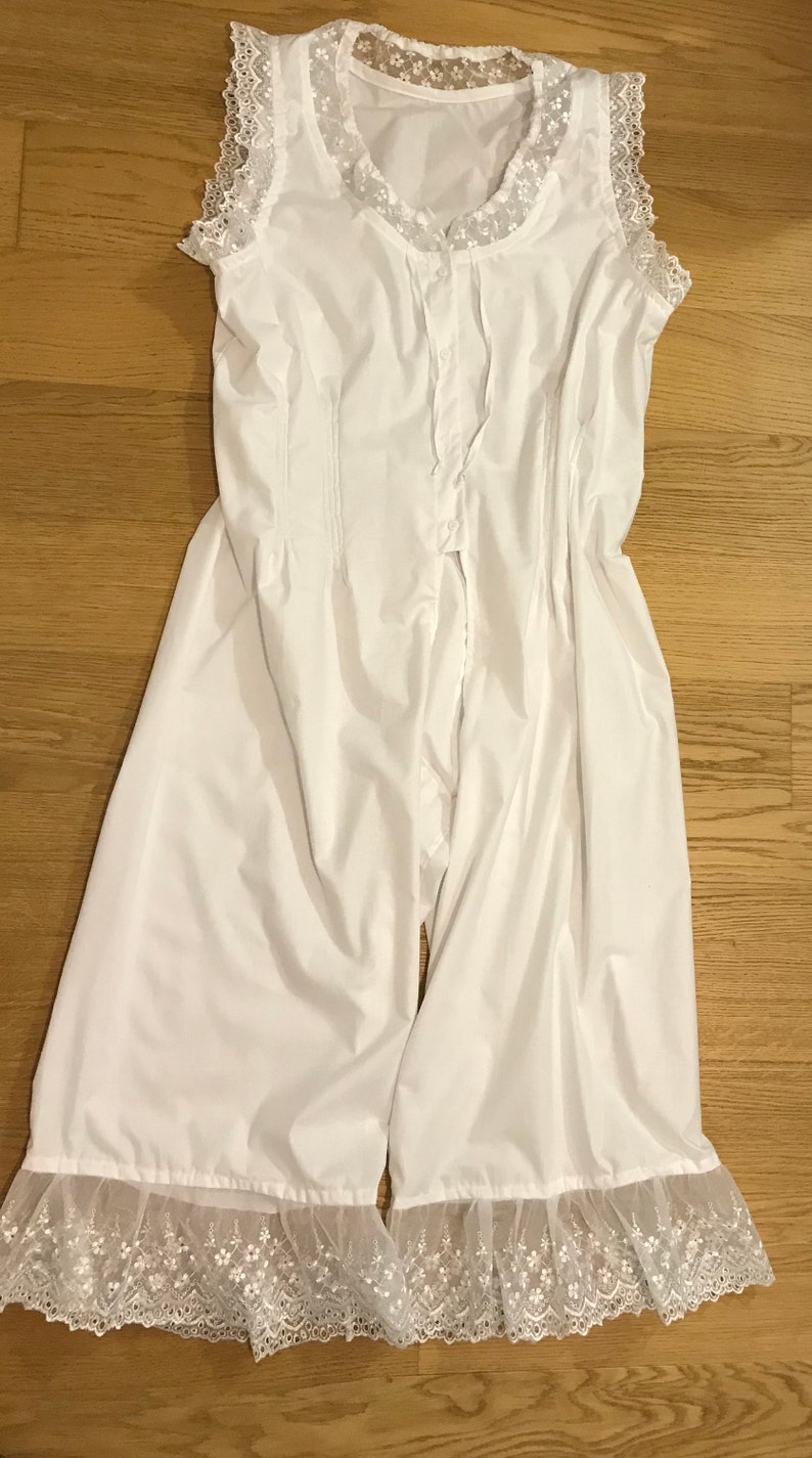 Victorian Style (1880-1900ss) Combinations Undergarment Open-leg ...