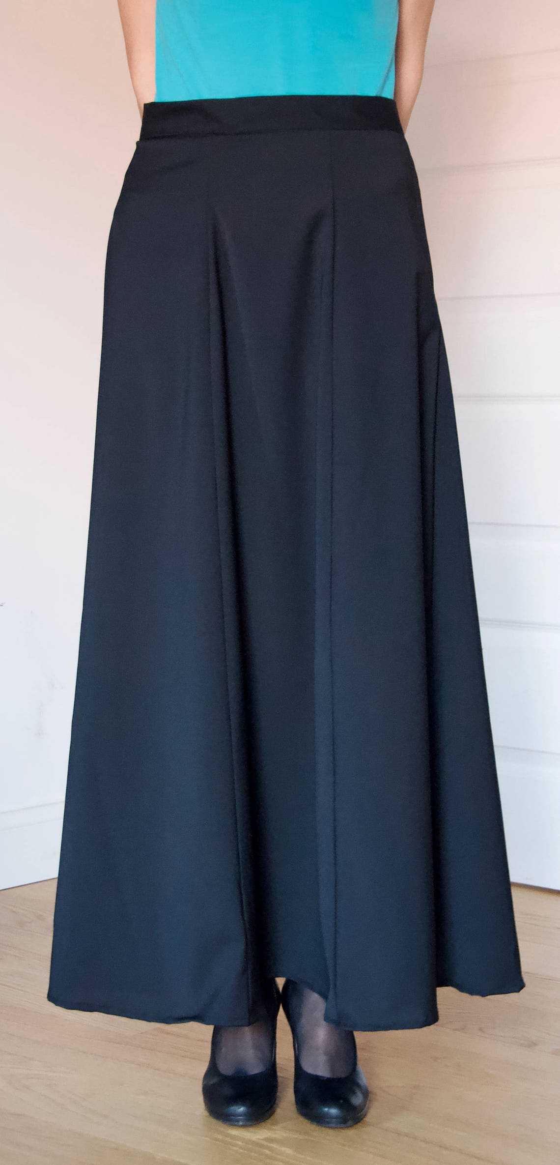 A-line 6 Panels Skirt Edwardian Style Ladies, Full Length (98-100 Cm ...