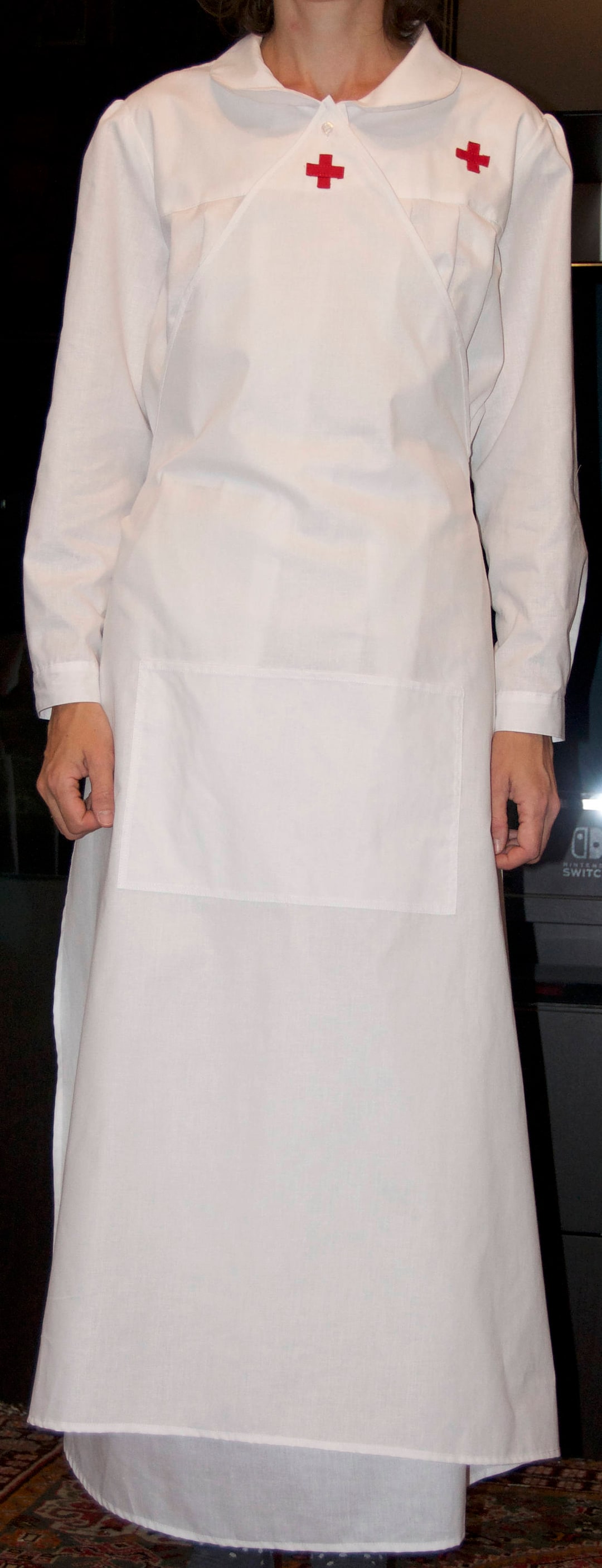 WW1 WWI French Belgian Nurse Uniform Style Historical Costume Dress ...