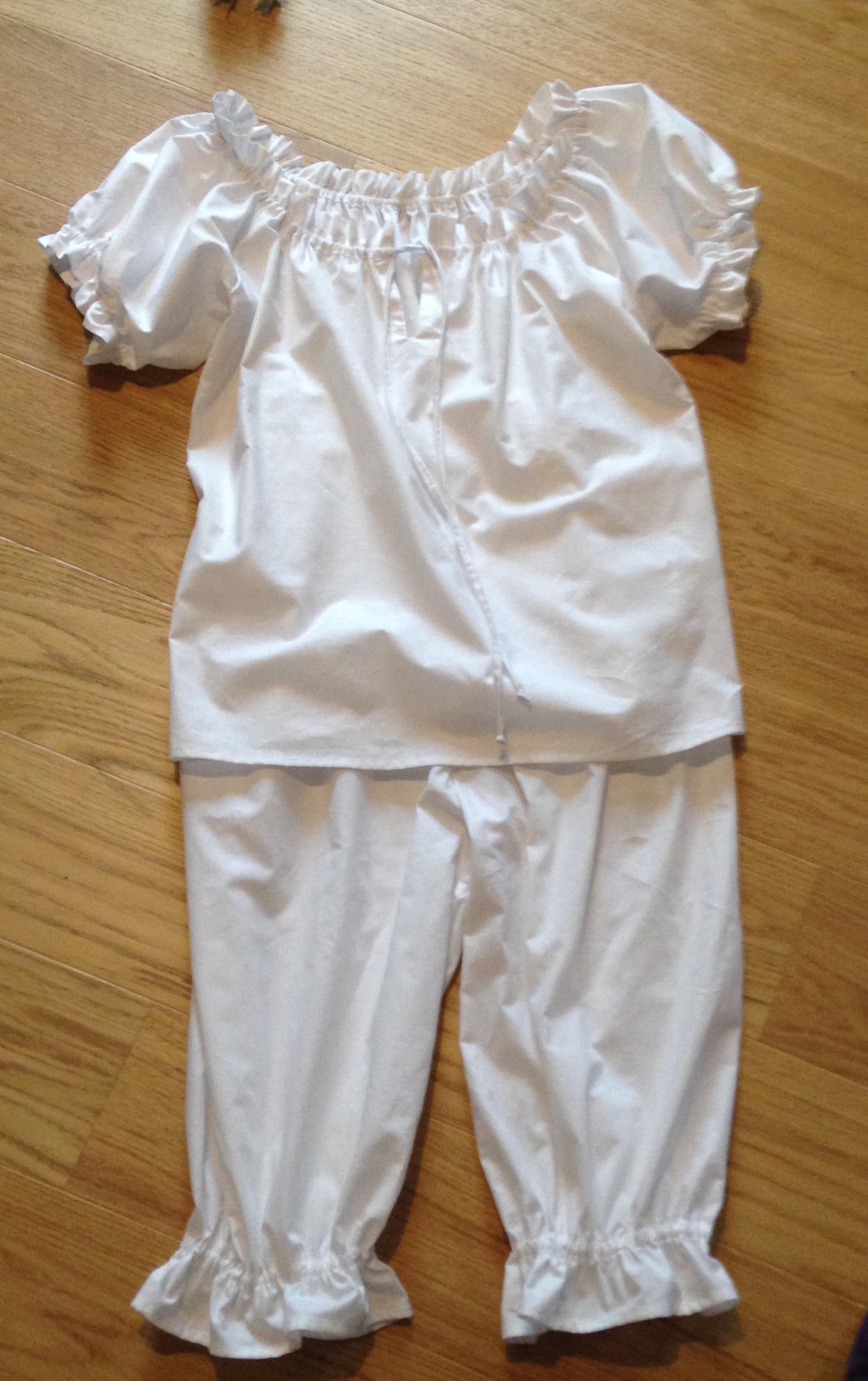 Victorian Style Pyjamas Set Camisole / Negligee / Top and | Etsy UK