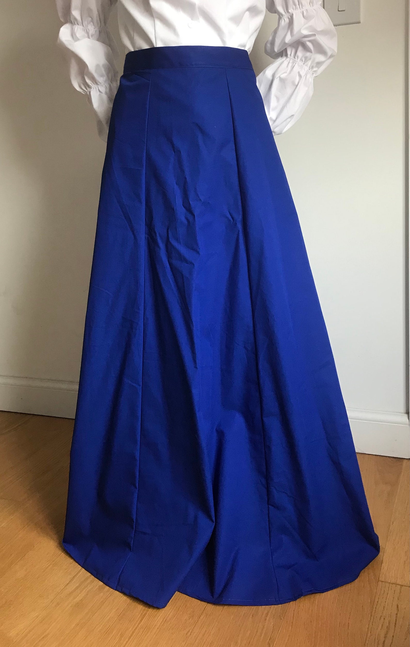 A-line 6 Panels Skirt Edwardian Style Ladies Full Length - Etsy