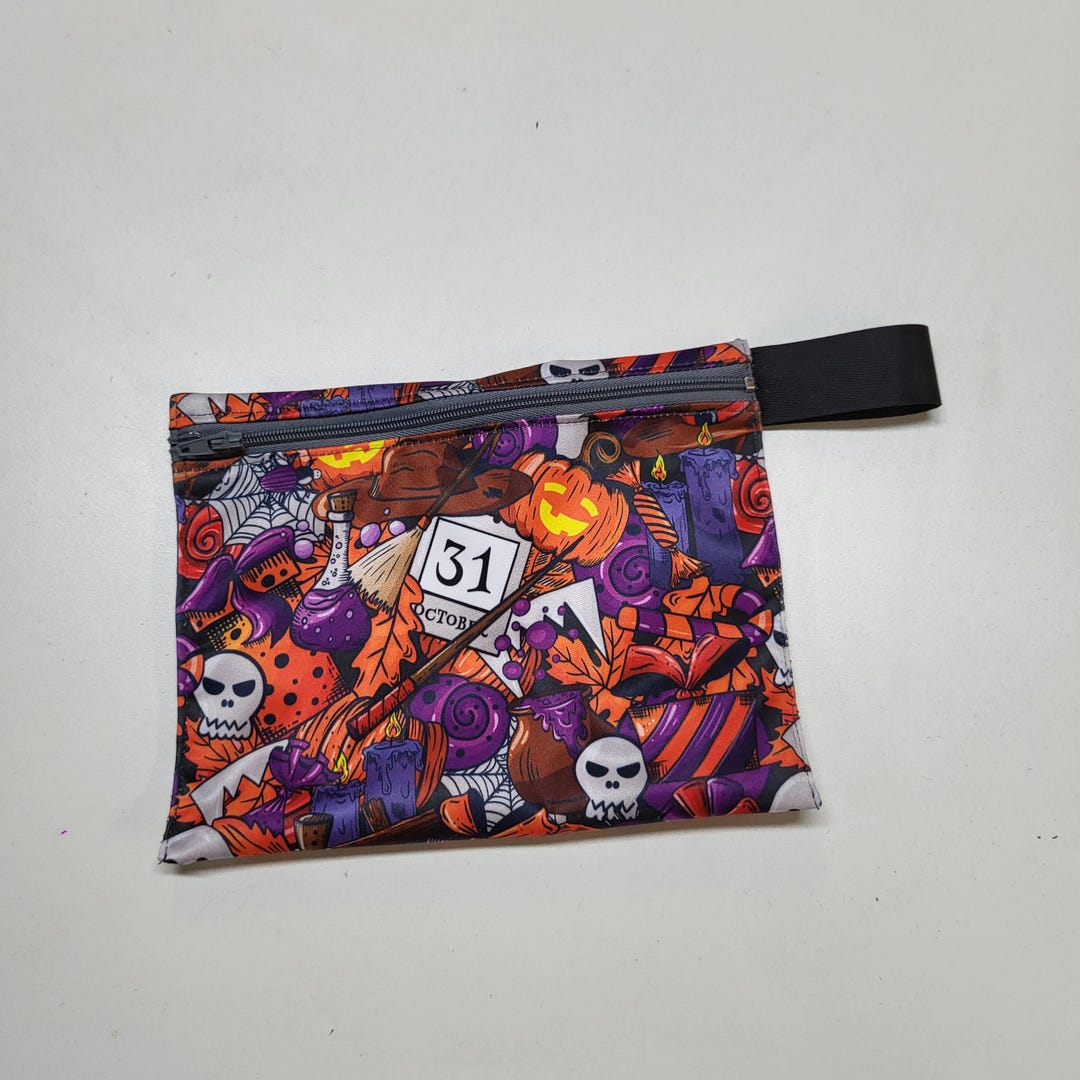 Halloween Bag. Halloween Snack Bag. PUL Bag. Halloween Gift Bag. Candy ...