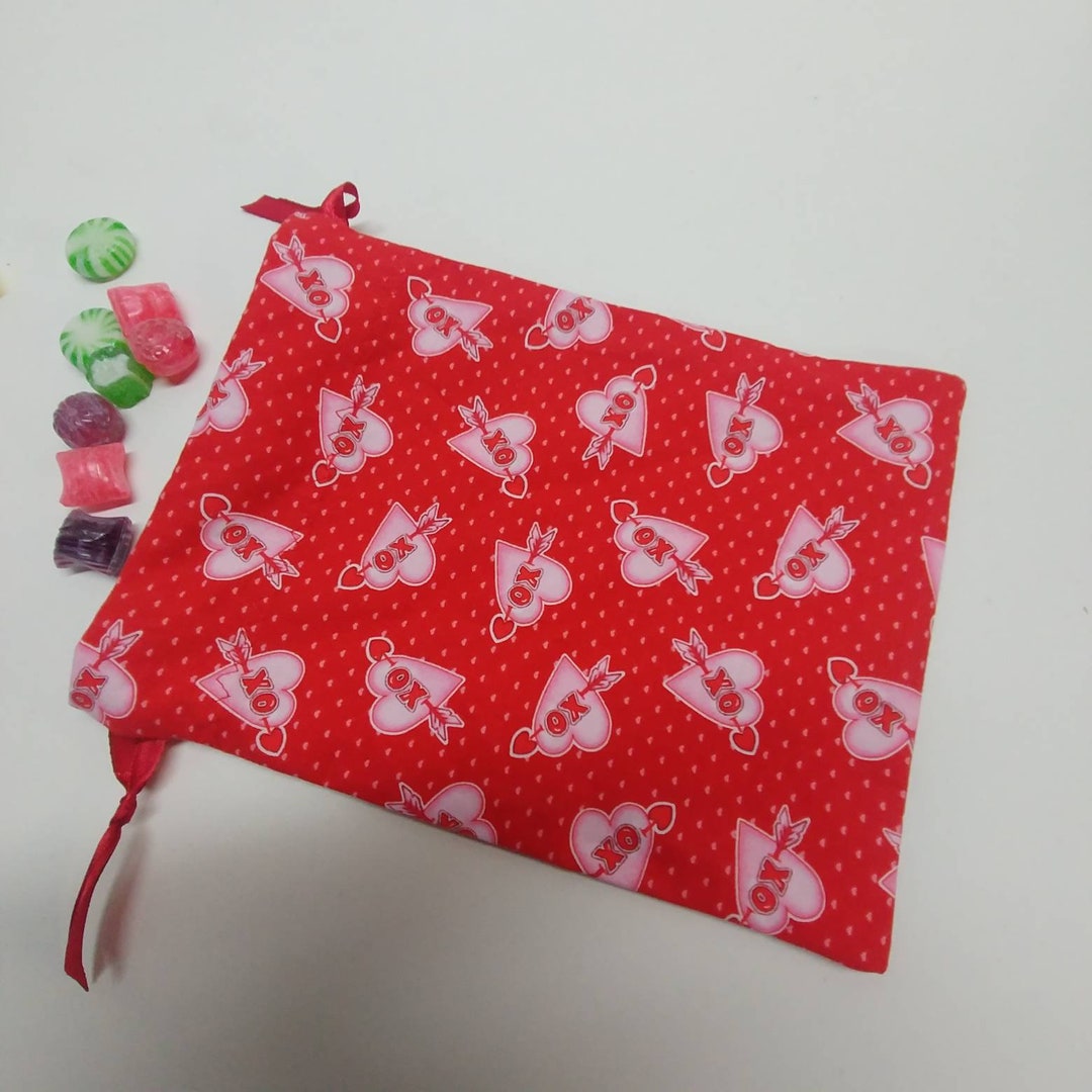 Reusable Gift Bag. Valentine's Day Gift Bag. Candy Bag. Gift Wrap ...