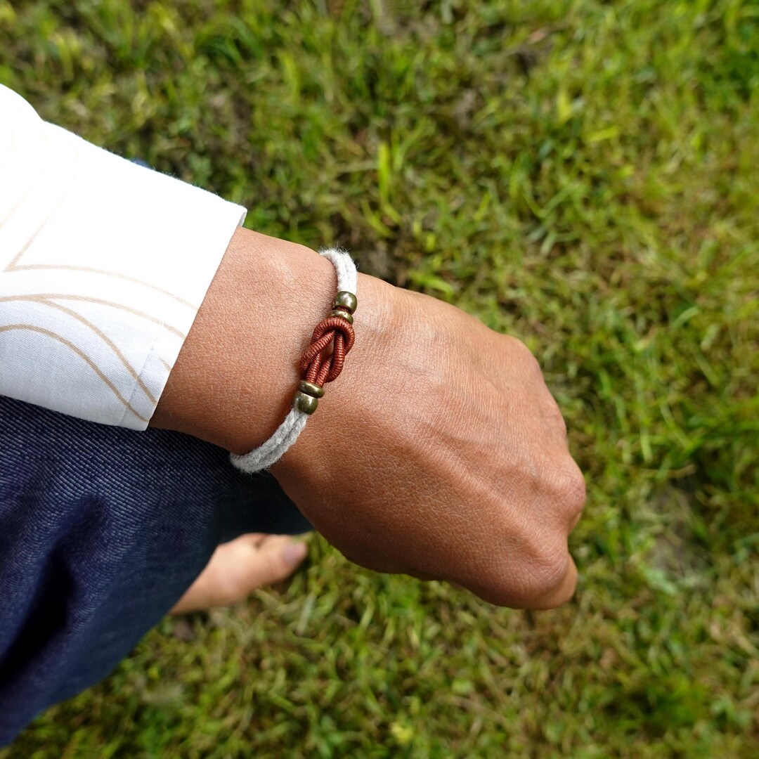 Hemp Knot Rope Bracelet for Women, Eco-friendly Gift for Her ...