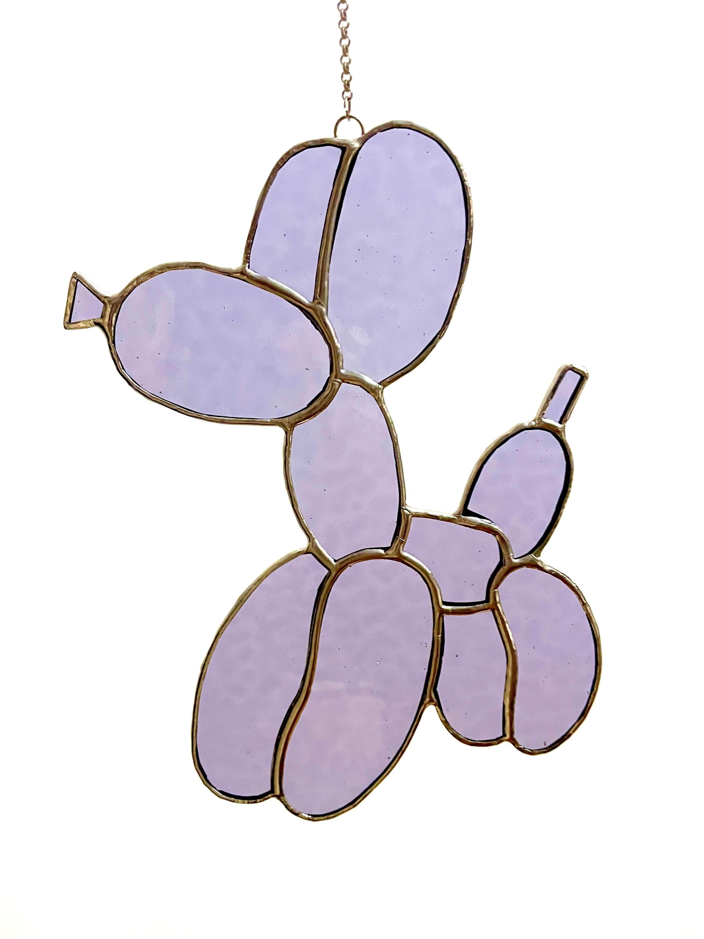 Balloon Poodle Stained Glass - Etsy