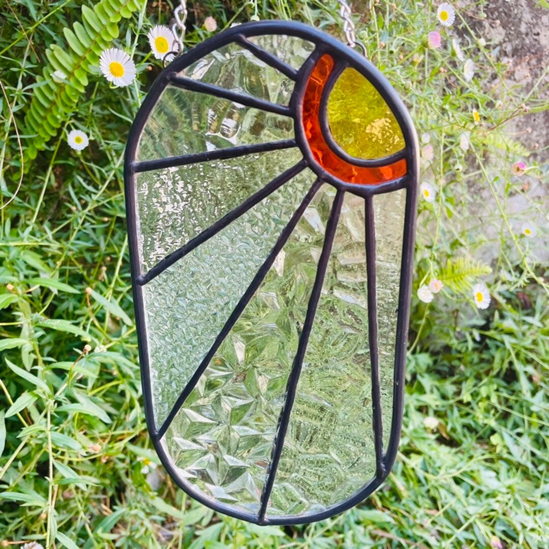 Sunshine Leadlight Suncatcher - Etsy