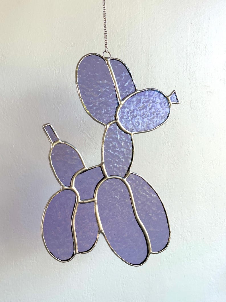 Balloon Poodle Stained Glass - Etsy