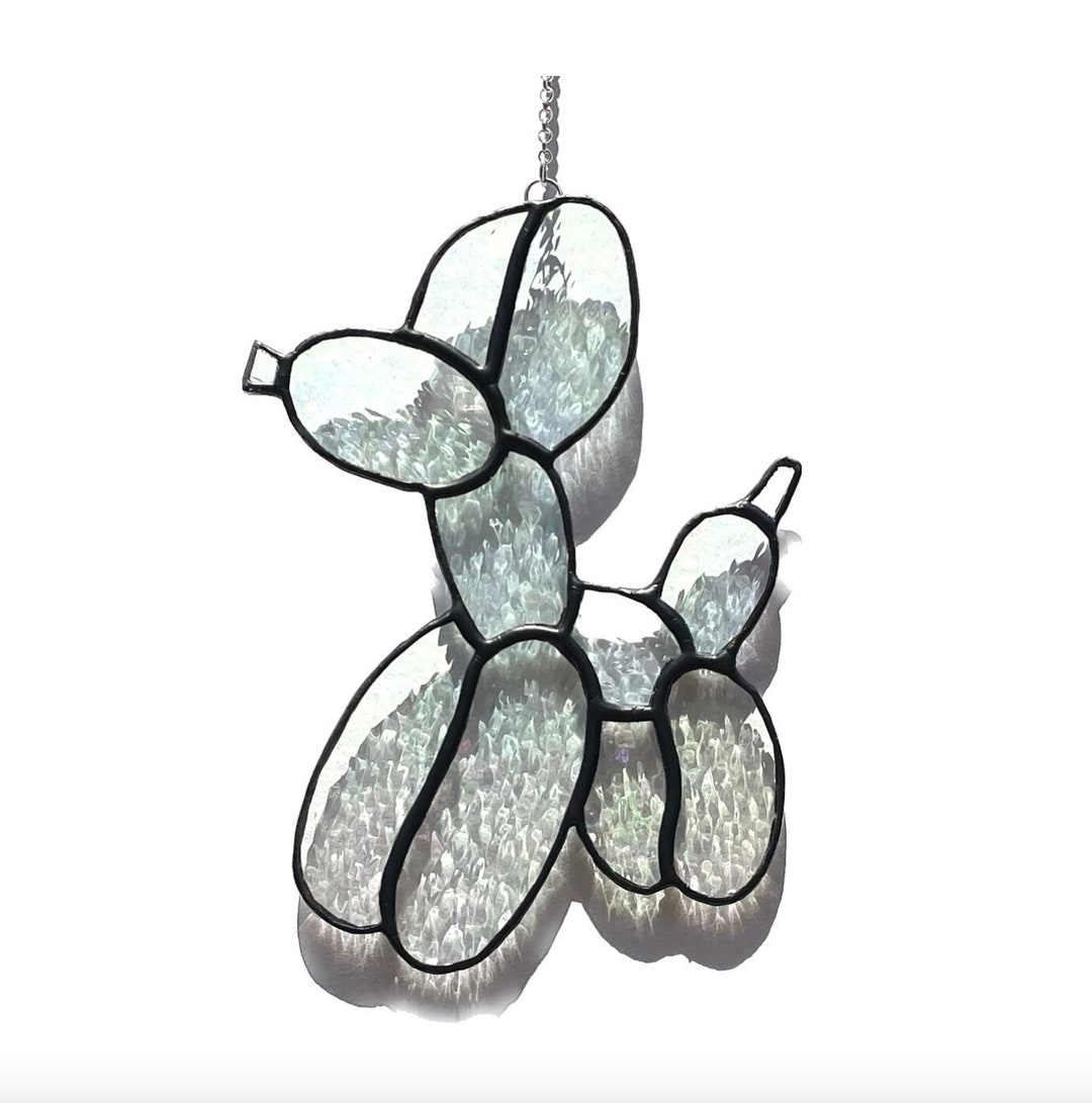 Balloon Poodle Stained Glass - Etsy