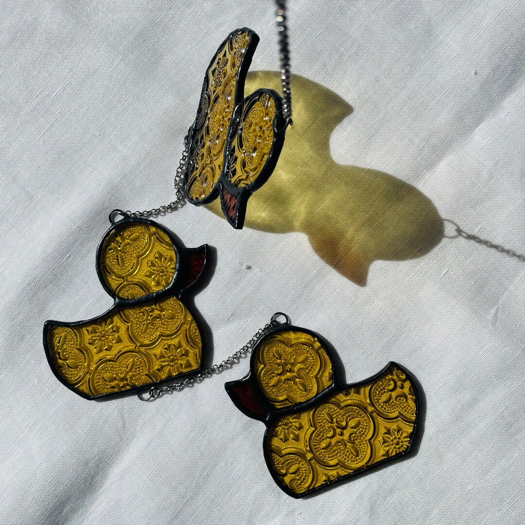 Rubber Duck Chain Suncatcher - Etsy