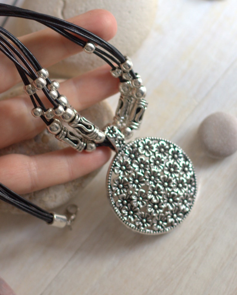 Women's Gift Short Necklace With Locket Boho Women - Etsy