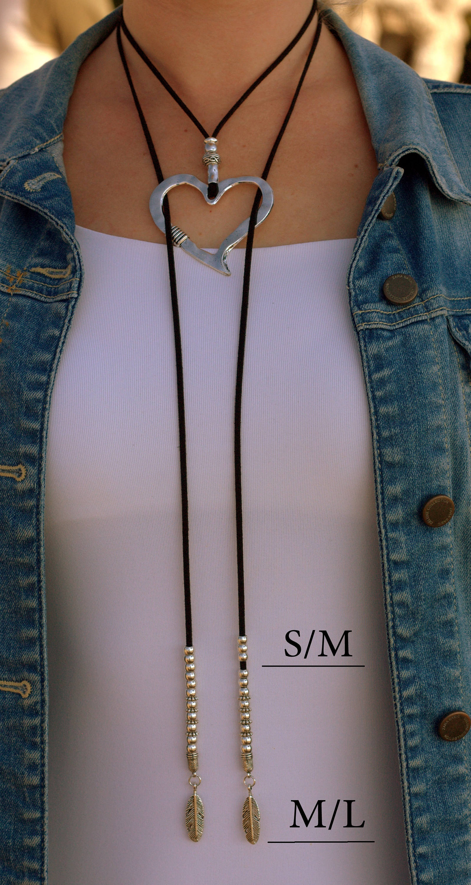 Love Choker Necklace Long Heart Necklace Women Gift Love | Etsy