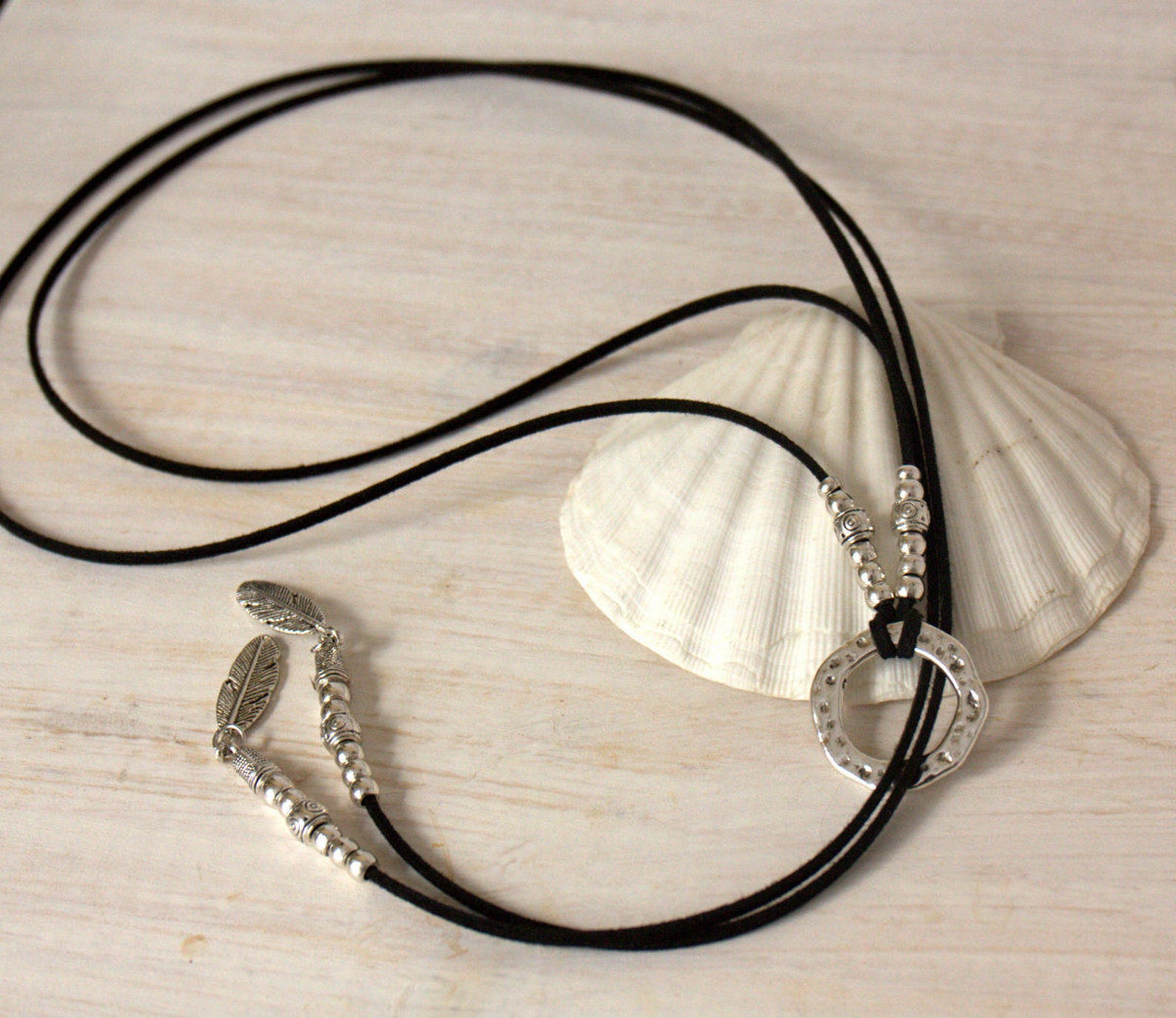 Wrap Choker Necklace Choker Slide Boho Style Long Women | Etsy