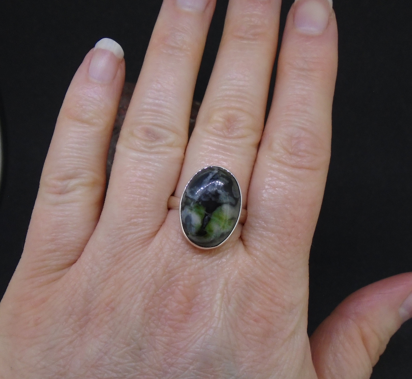 Skye Marble Ring 925 Silver Scottish Cuillin Mountains - Etsy