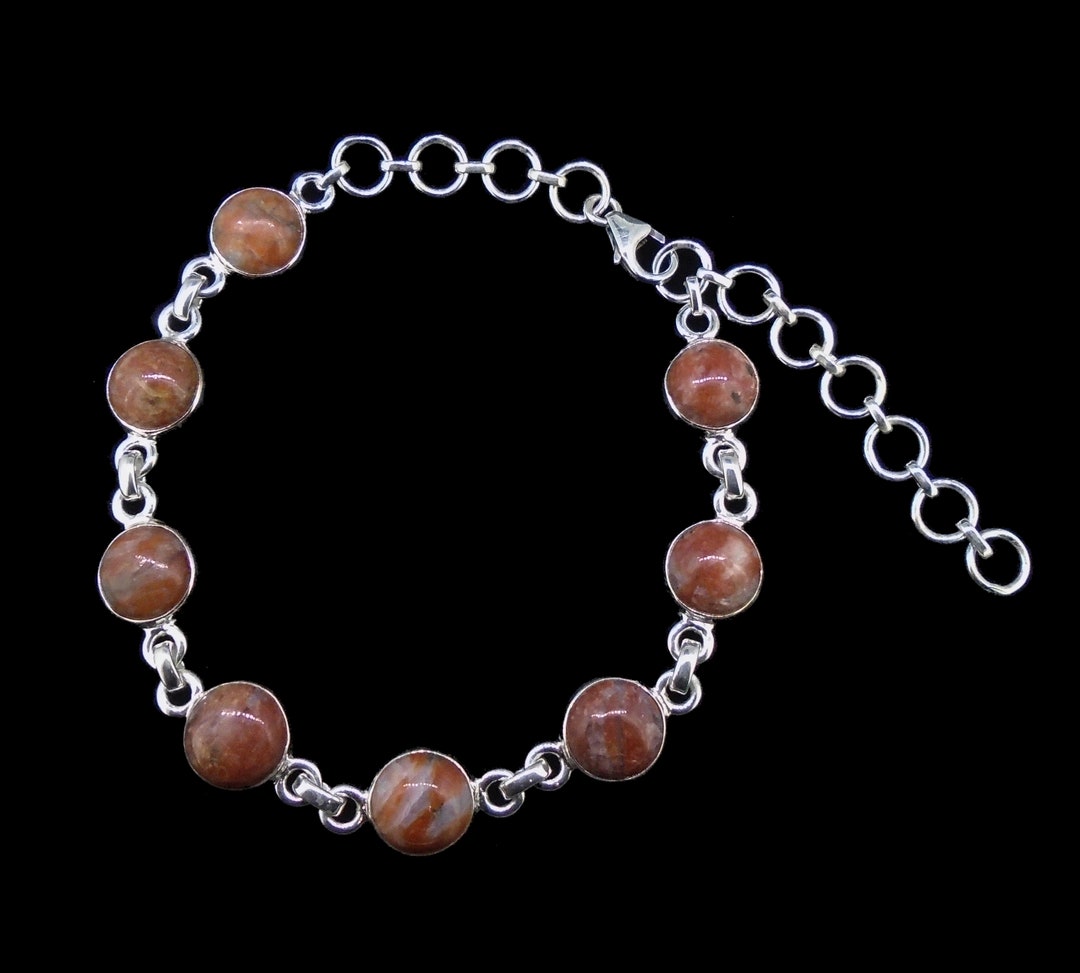 Lewisian Stone Bracelet - Isle of Lewis, Sterling Silver, Scottish ...