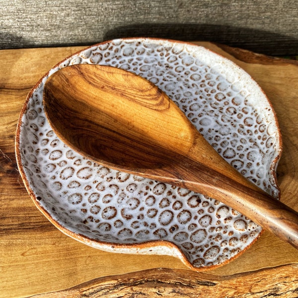 Rustic Spoon Rest - Etsy