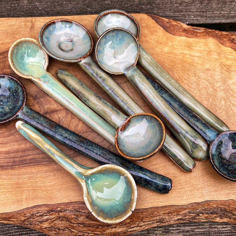 Ceramic Measuring Spoons - Etsy