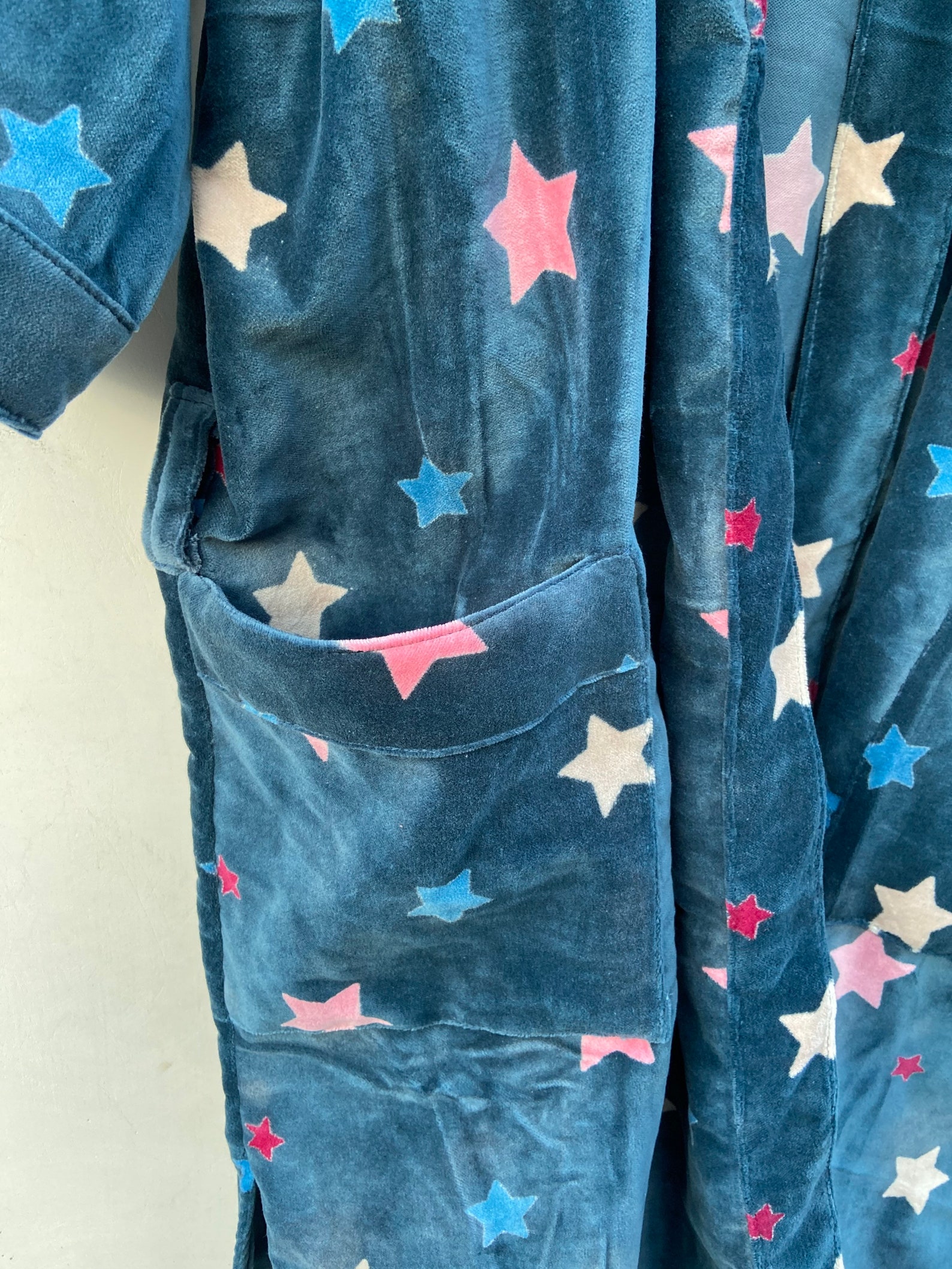 Star Print Velvet Boho Jacket Japanese Kimono Style Ethic - Etsy