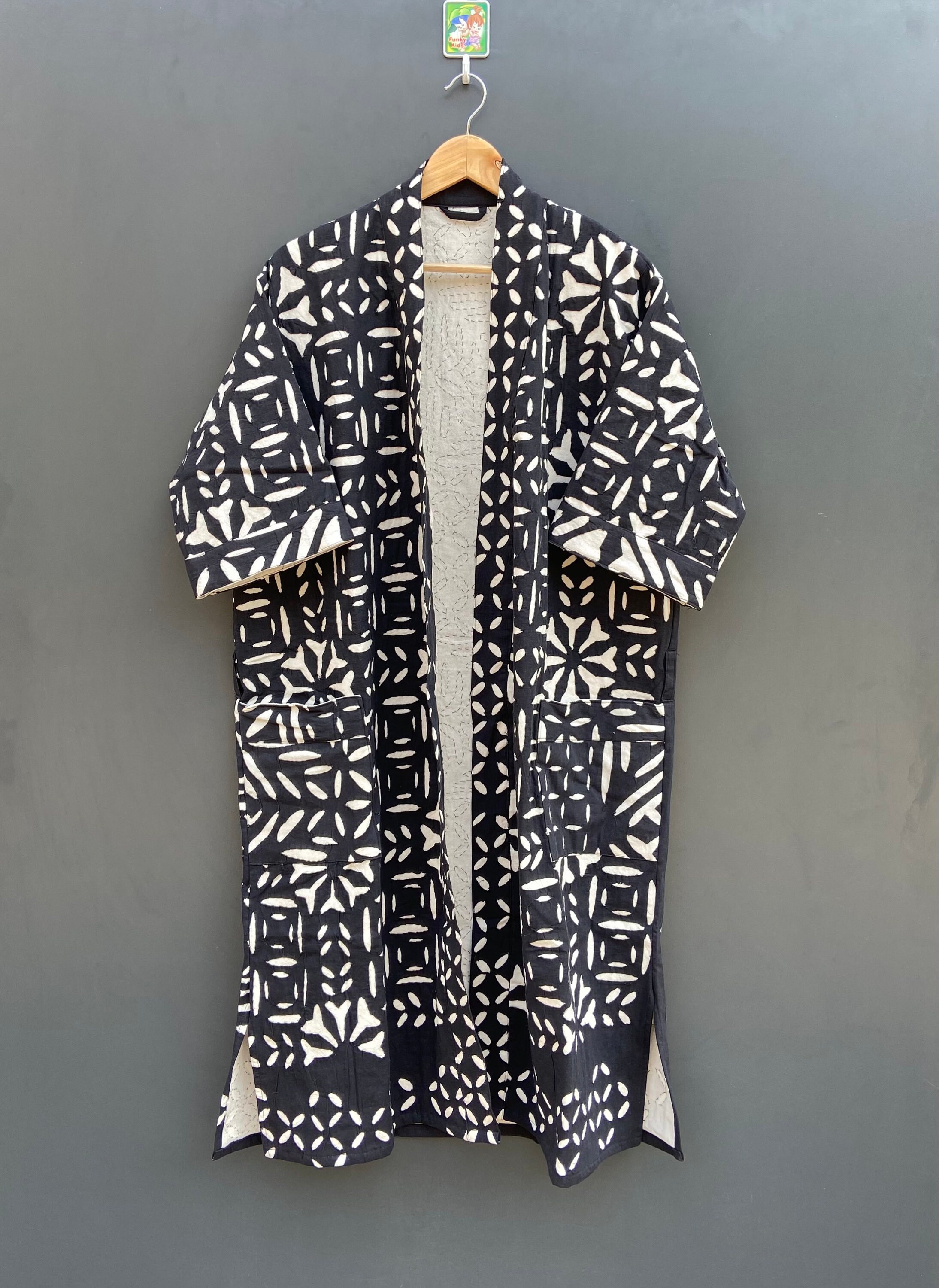 Handmade Kantha Jacket Embroidered Vintage Work Coat Unique - Etsy