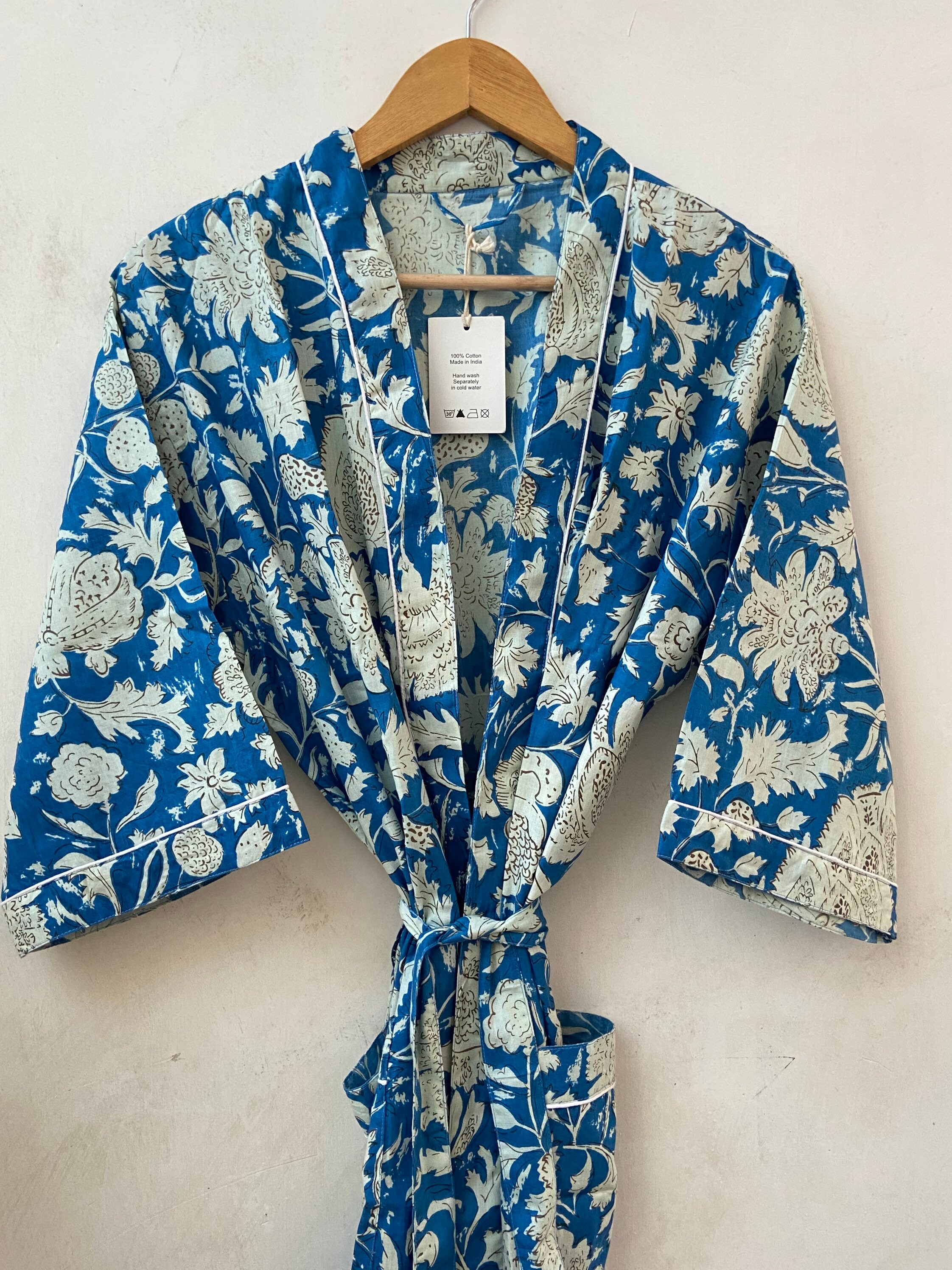Floral Print Robes Bridesmaid Kimono Robe Floral Kimono - Etsy