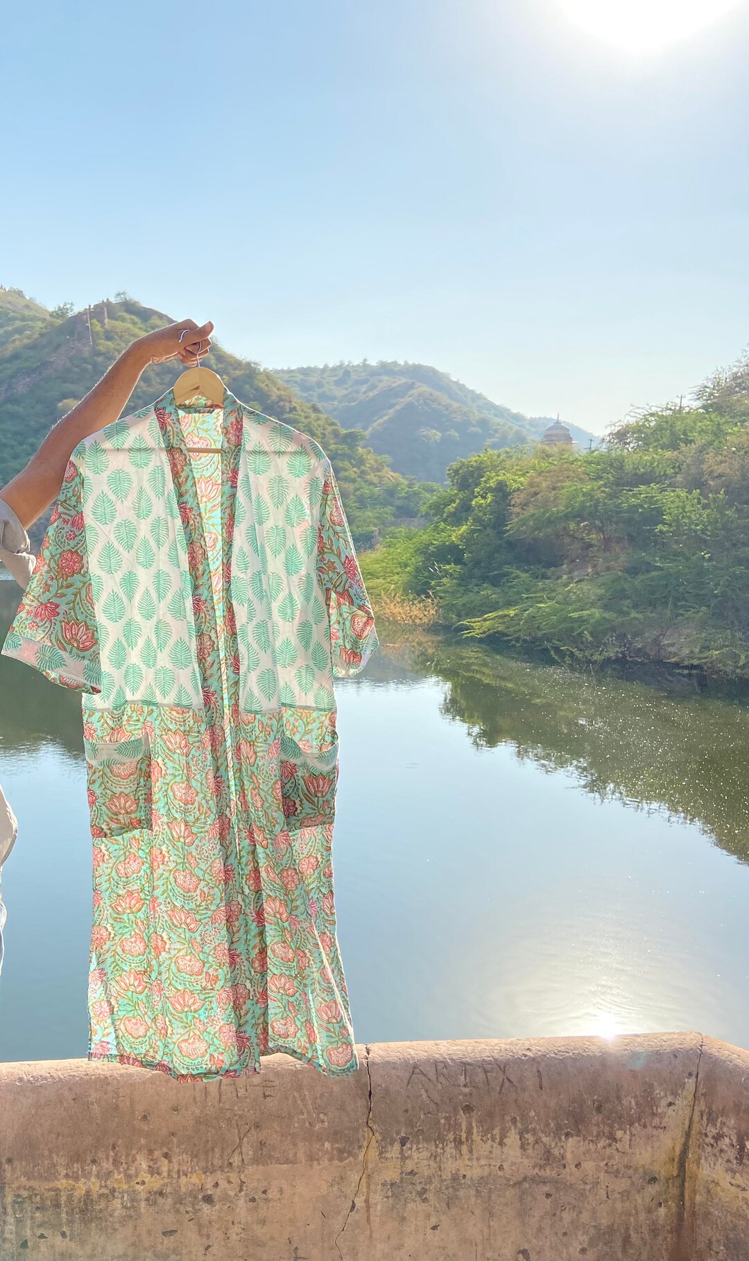 Block Print Robes Handmade Robes Floral Kimono Bridesmaid - Etsy UK