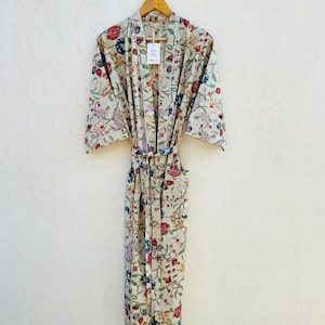 Floral Print Robes Bridesmaid Kimono Robe Floral Kimono - Etsy