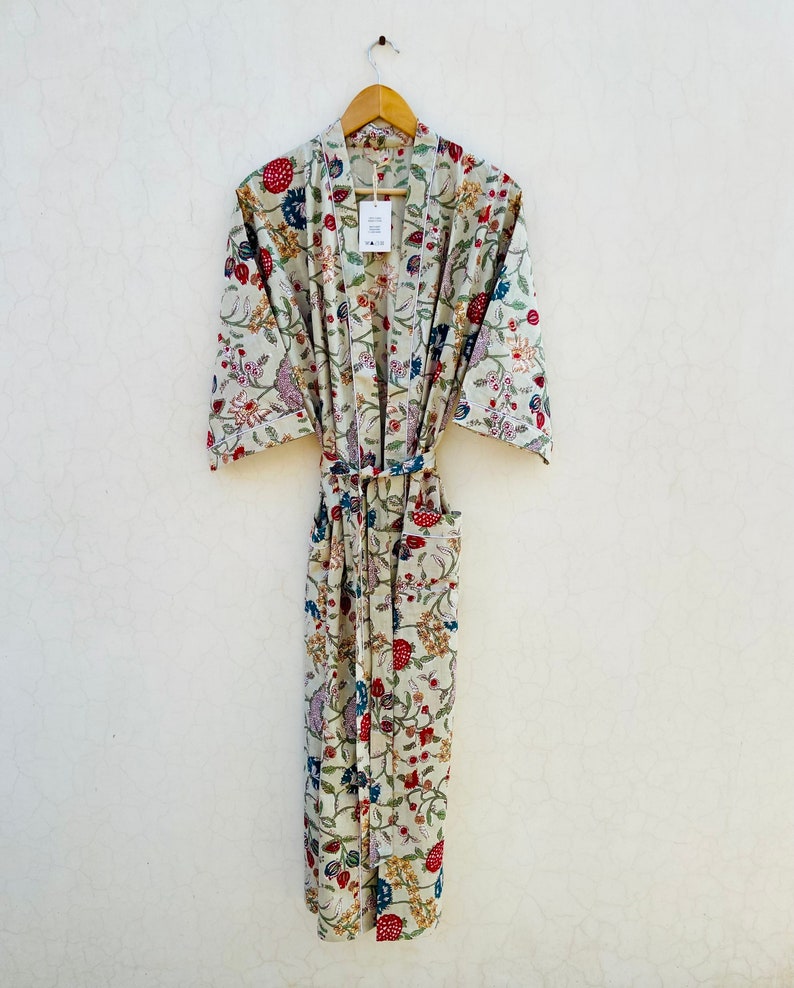 Floral Print Robes Bridesmaid Kimono Robe Floral Kimono - Etsy