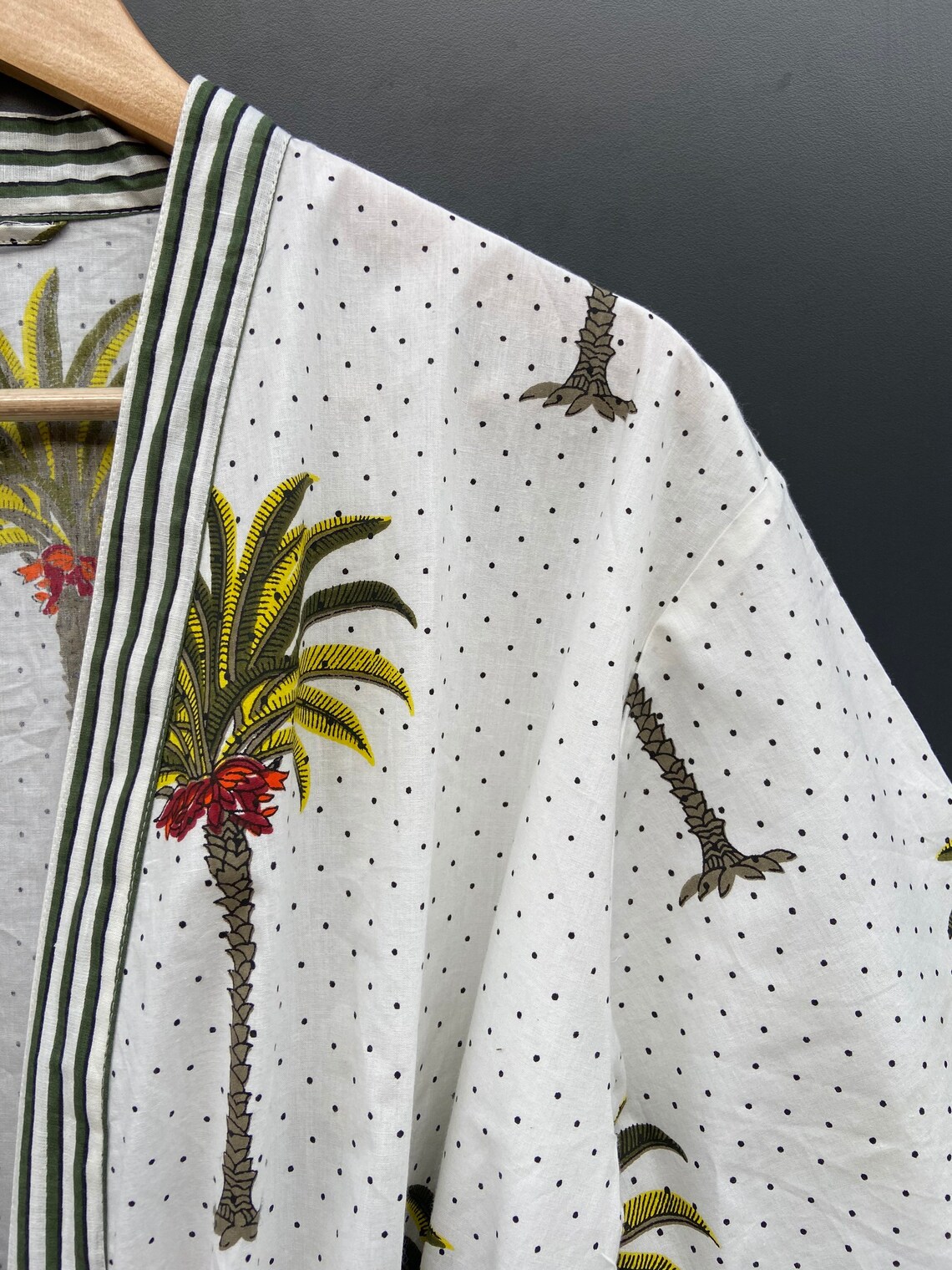 Palm Tree Robes Bridesmaid Kimono Robe Boho Kimono - Etsy