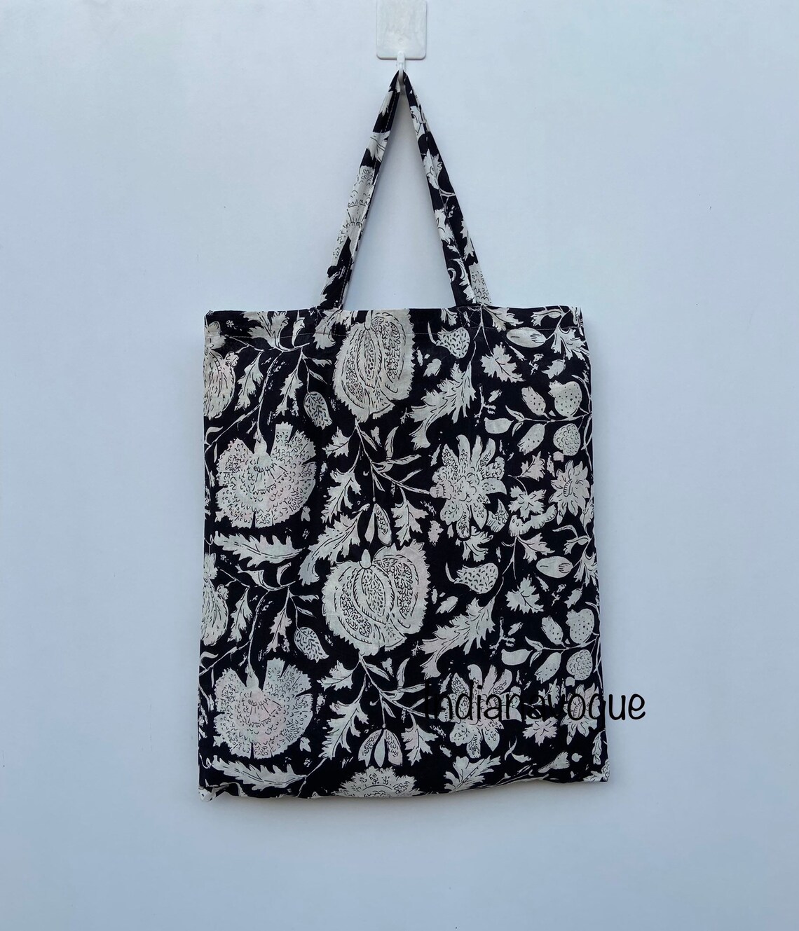 Cotton Hand Block Print Marketing Bags, Washable & Reusable Shopping ...