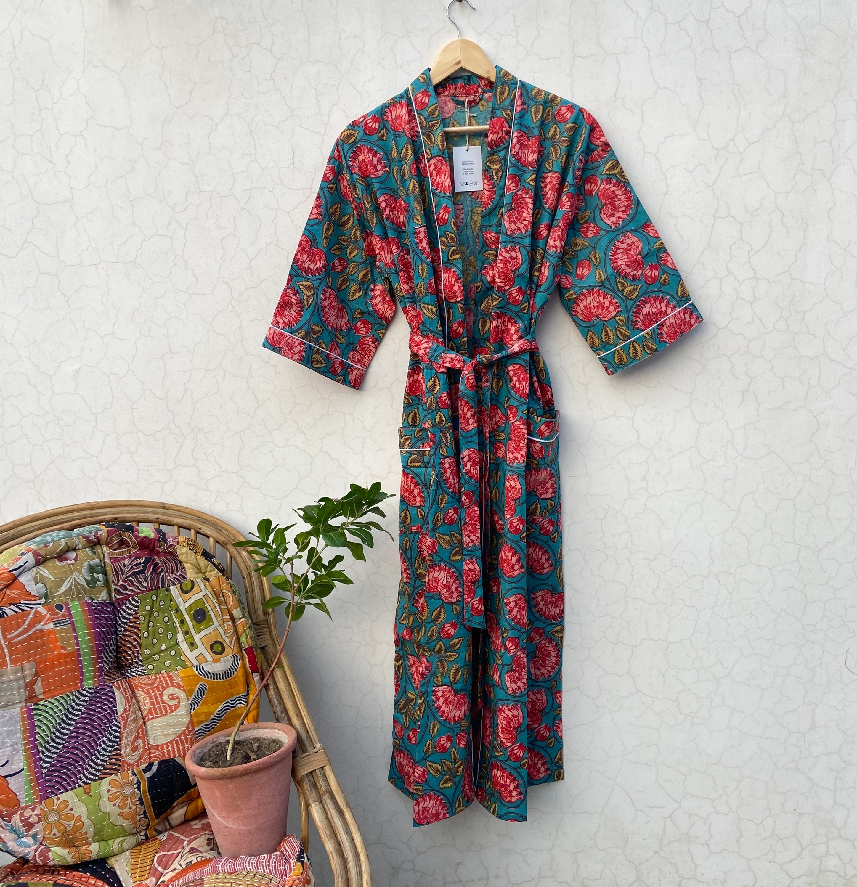 Floral Print robes bridesmaid kimono robe floral kimono | Etsy
