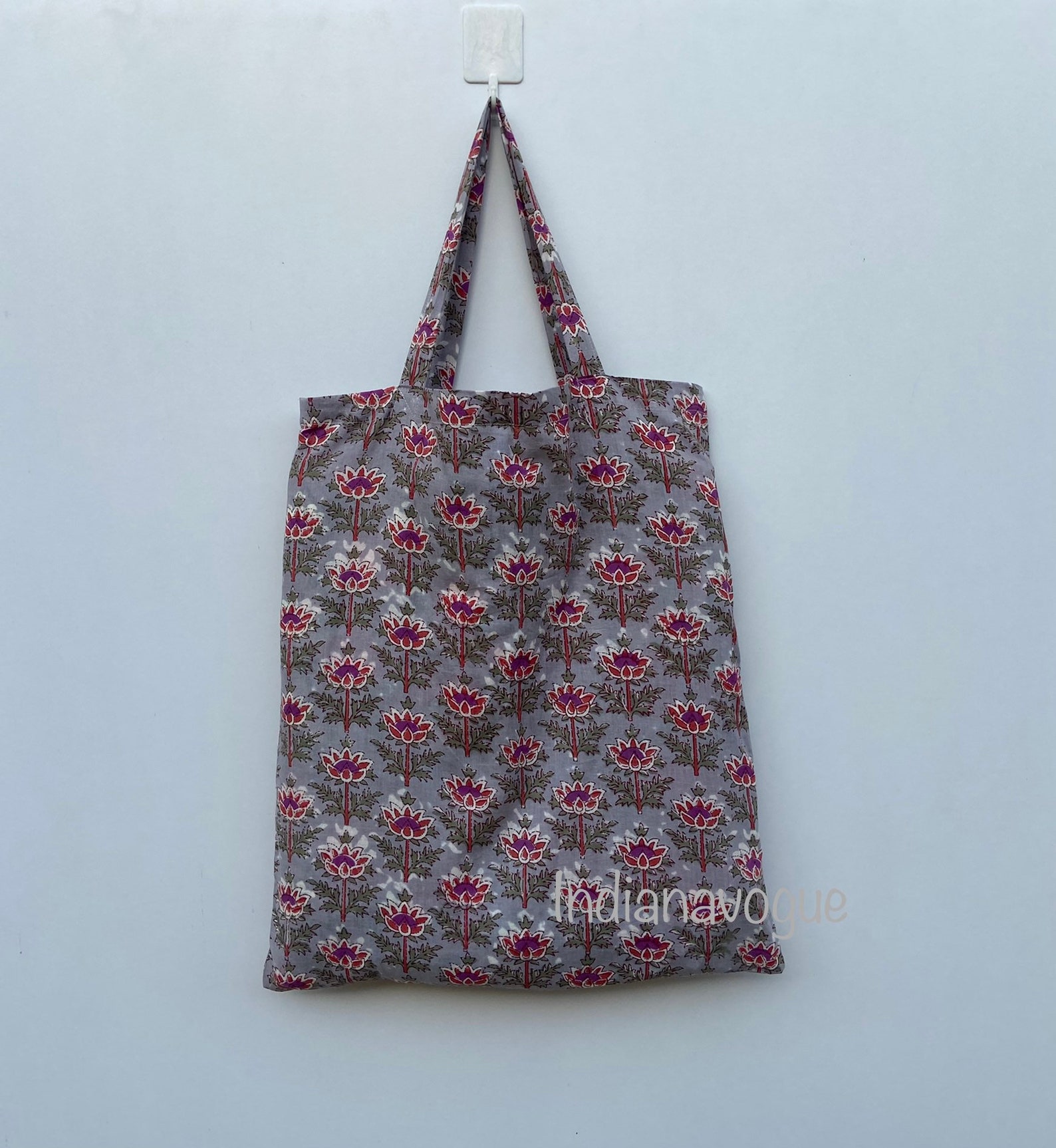 Cotton Hand Block Print Marketing Bags, Washable & Reusable Shopping ...