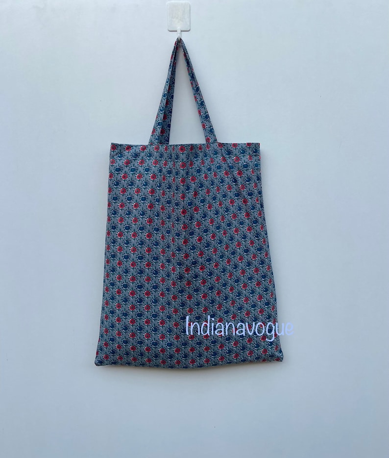 Cotton Hand Block Print Marketing Bags, Washable & Reusable Shopping ...